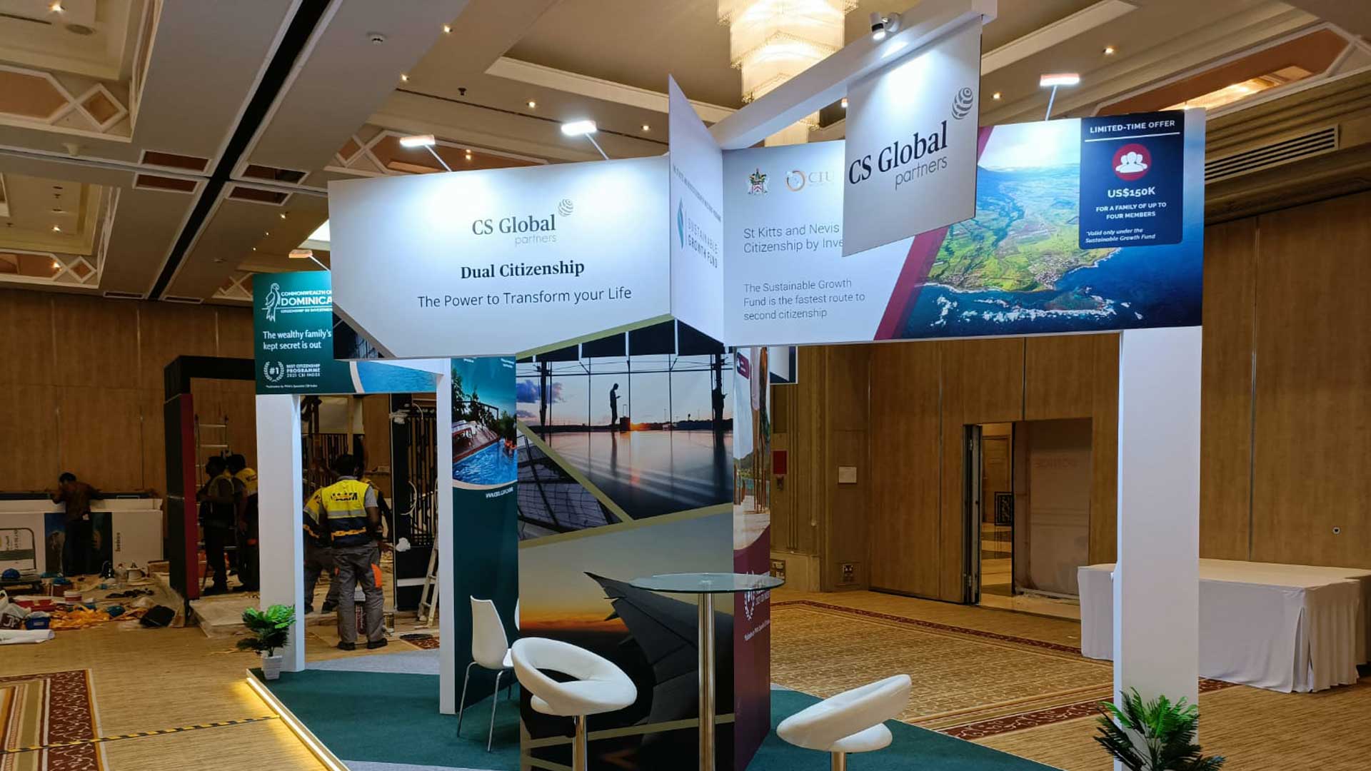 CS Global Partners Exhibition Stand - Enrich Creations and Advertising ...